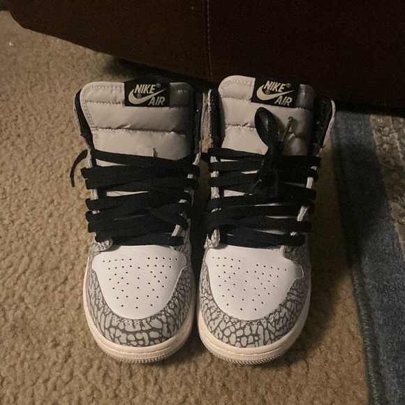 Nike | Shoes | Nike Air Jordan S Retro High Og White Cement Not Used ...